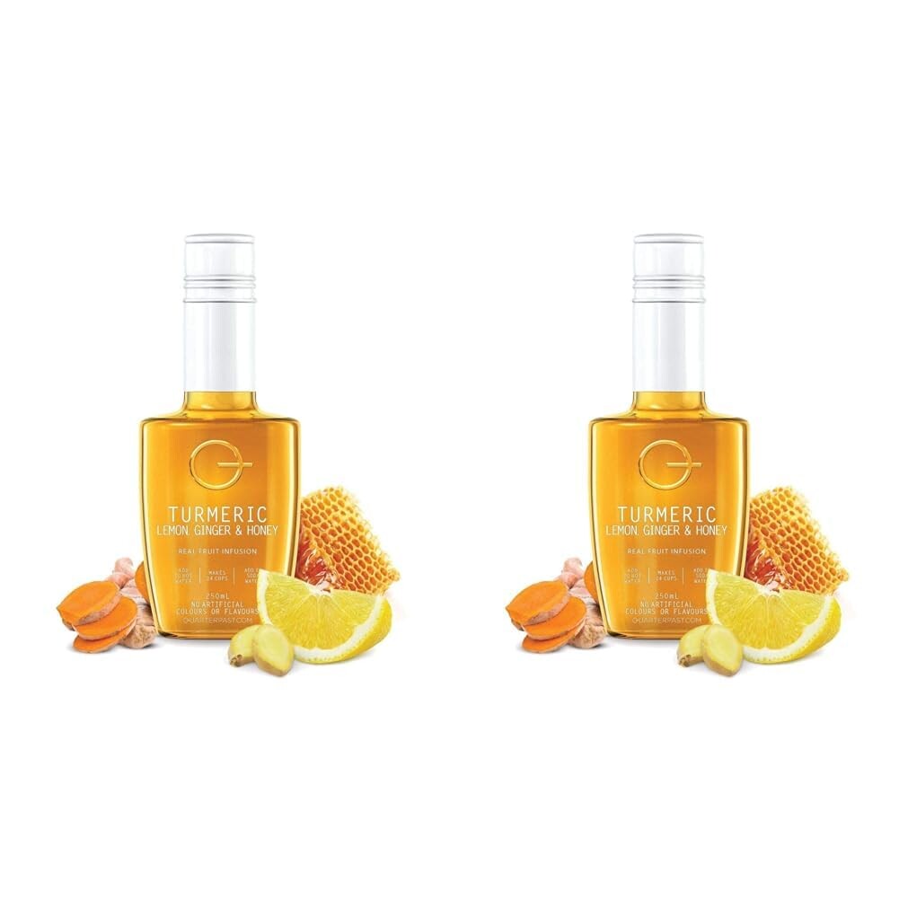 QUARTERPAST Turmeric, Lemon, Ginger and Honey Fruit Tea Infusion ...
