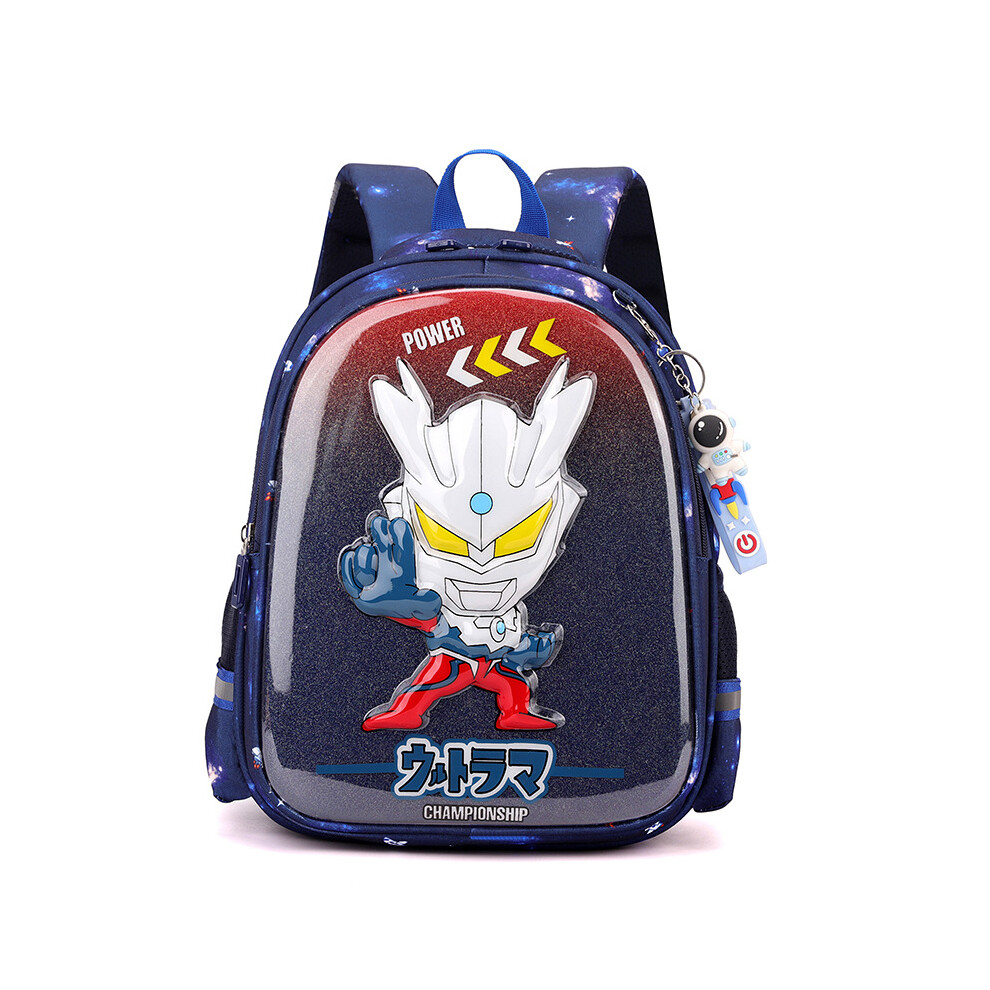 (Blue Ultraman) Charming Backpack Childrens With Hard Shell Design And ...
