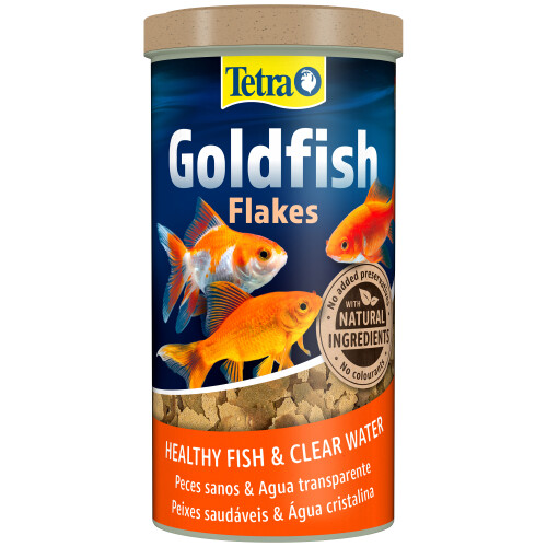TetraFin Goldfish Flakes 200g - Complete, Easy-Digest Flake Food with ...