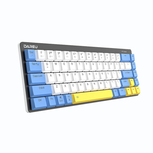 (Blue, Red Switch) Mechanical Keyboard Low Profile Switch Dual Mode ...