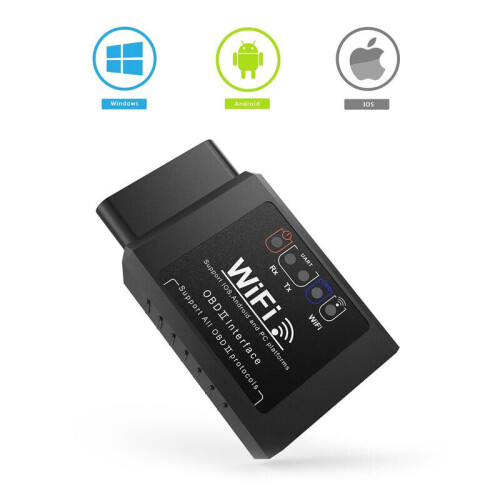 WiFi OBD2 Scanner Reader Adapter Compatible with iPhone and Android ...