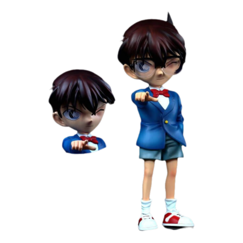 (Conan) Edogawa Skateboard Conan Football Pvc Toy Model Desktop Gift ...