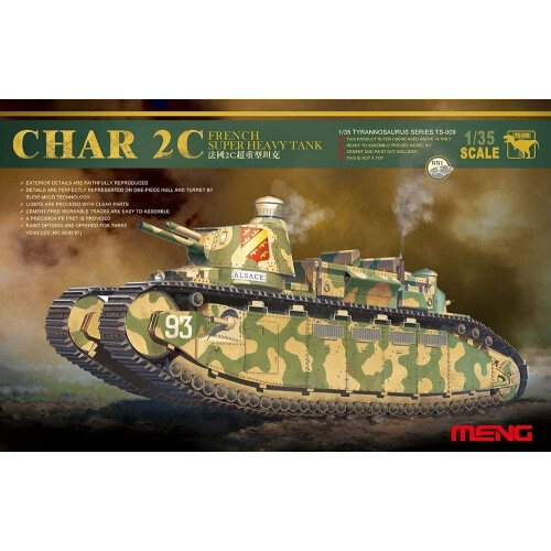 MNGTS-009 - Meng Model 1:35 - Char 2C French Super Heavy Tank on OnBuy