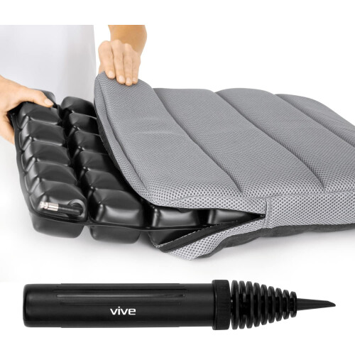 Pressure Relief Back Support Pad for Tailbone, Sciatica, Coccyx Pain ...