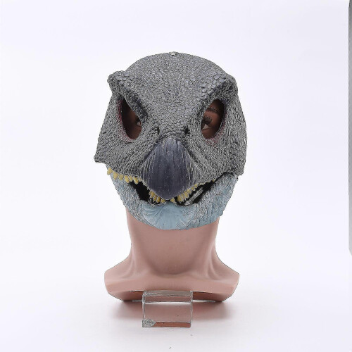 (purple) Jurassic World Velociraptor Blue Dinosaur Dino Moving Mask ...
