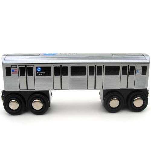 Munipals New York City Subway Wooden Railway (B Division) C Train/8 Av ...