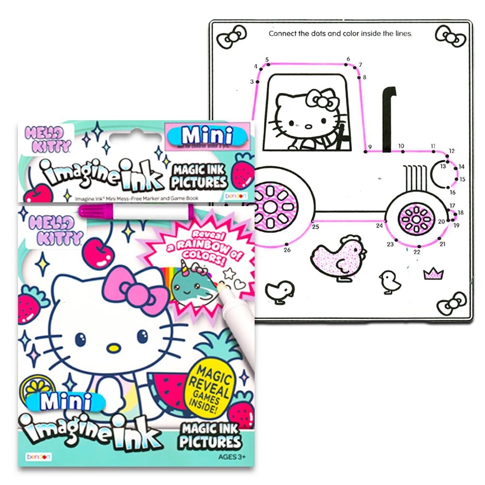 Hello Kitty Coloring & Activity Book Super Set ~ 5 Hello Kitty Coloring ...