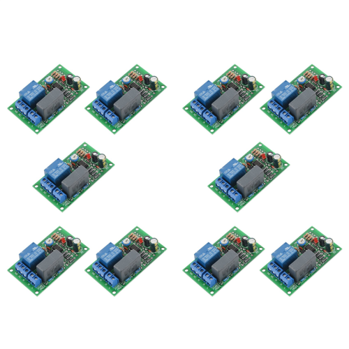 10X 220V Relay Board, Power On, Time Delay, Circuit Module, Corridor ...