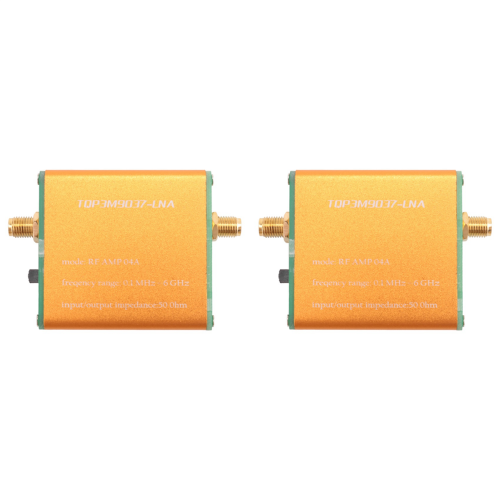 2X 100K-6GHz All Band Amplifier HF FM VHF UHF RF Preamplifier High ...