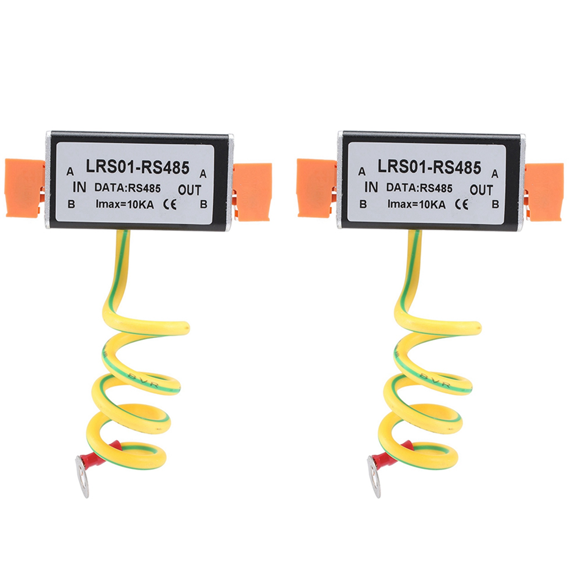 2X RS485 Date Signal Power Arrester Anti Surge Protector Monitoring ...