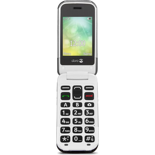 Doro2424 Dual SIM Unlocked Basic Mobile Phone for Seniors with Large ...