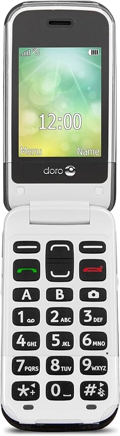 Doro2424 Dual SIM Unlocked Basic Mobile Phone for Seniors with Large ...