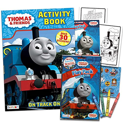 Libro para colorear y actividades de Thomas el Tren con m s de 90 ...