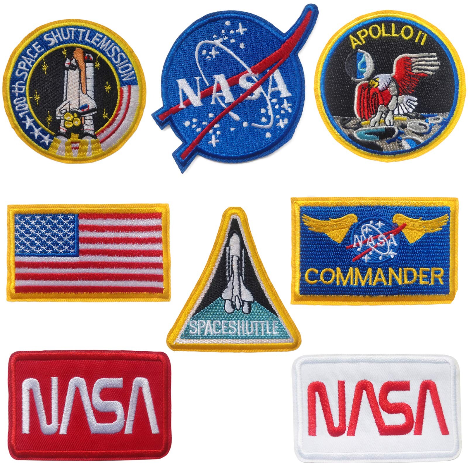 Zplaty raketoplnu Zplaty NASA Zplaty bfuee Apoll Zplaty americk vlajky ...