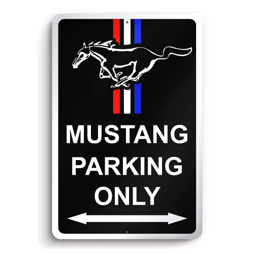 Mustang Sign 8x12 Aluminum Garage Gifts for Men Mustang Man Cave Sign ...