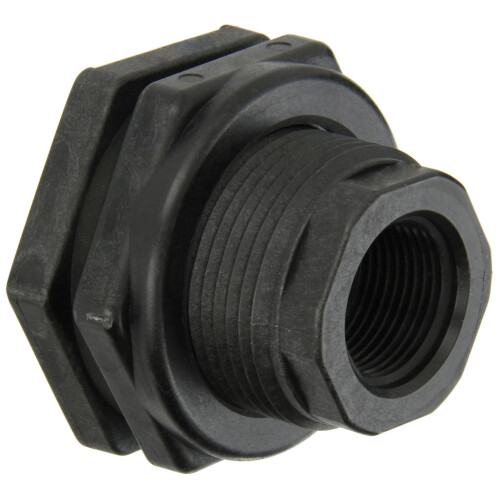 Banjo TF100 Polypropylene Bulkhead Tank Fitting 1"" NPT Female on OnBuy