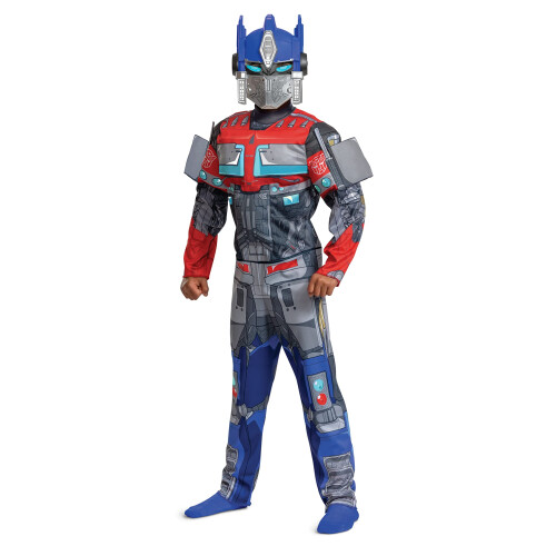 Disguise Optimus Prime Muscle Costume for Kids Official Transformers on ...