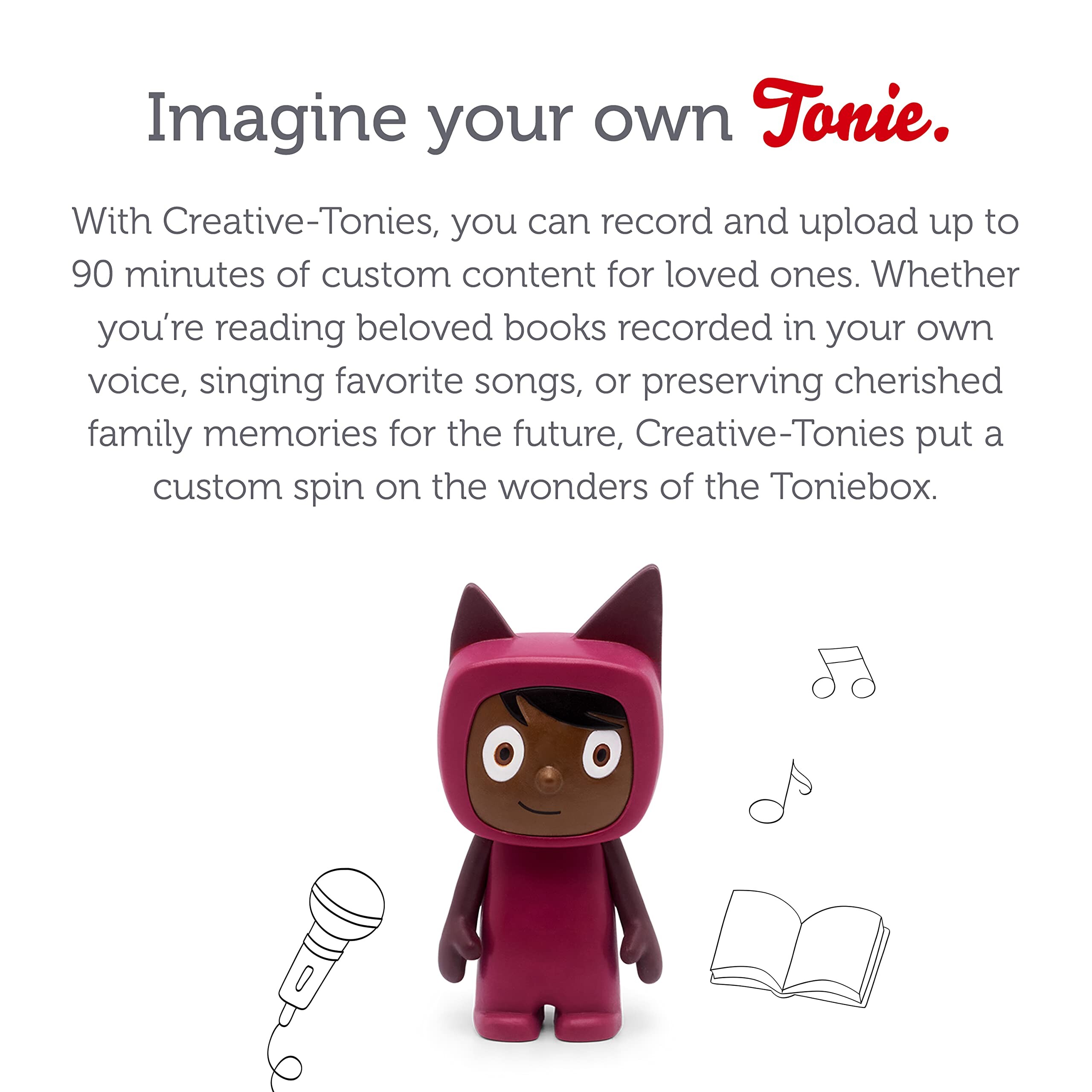 Tonies Creative Audio Character - Neem tot 90 minuten van je eigen ...