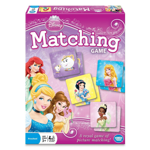 Wonder Forge Disney Princess Matching Game - Fun & Quick Memory Game f ...