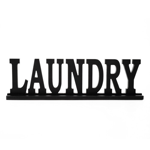 LifeLAZA Laundry Word Sign Laundry Room Decor Cutout Freestanding Wo on ...