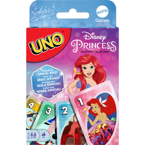 Mattel Games Uno Disney Princess The Little Mermaid Card Game for ...