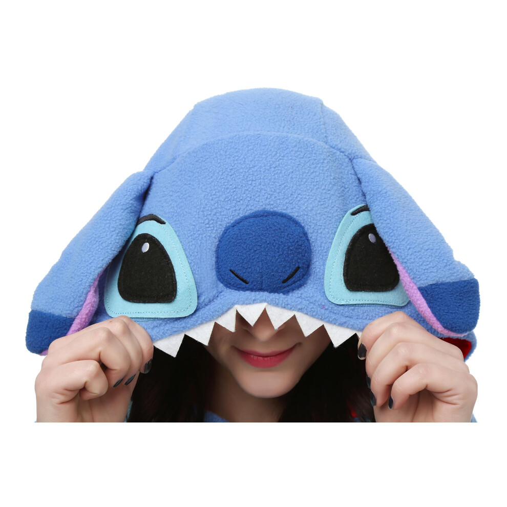 (Blue, M) Stitch Pajamas Adult Onesie Animation Cartoon Pajamas Suit ...