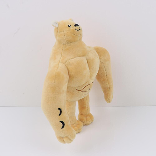 25cm Kawaii Buff Doge Plush Toy Backrooms Buffdoge Horror Game Stuffed ...