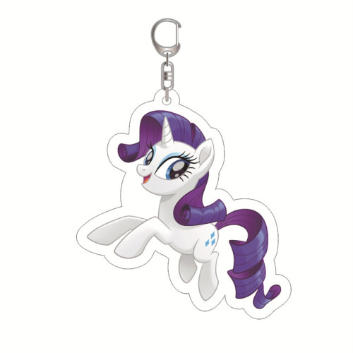 (Rarity) My Little Pony Pinkie Pie Pendants Keychain Rarity Decor ...