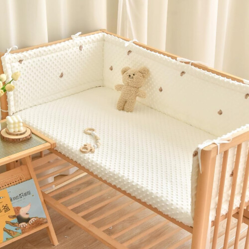 (240cm, B) Cot Bumper Breathable Crib Bumper Baby Cot Liners Cot ...