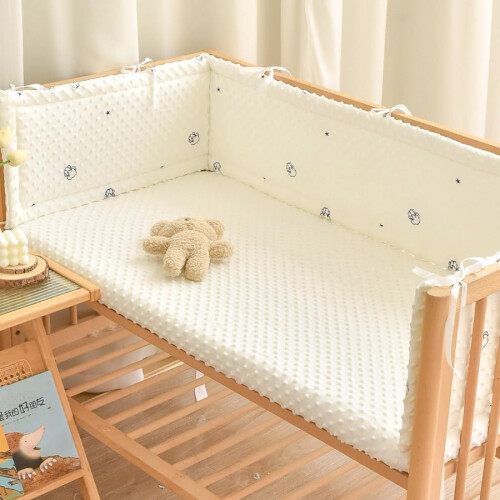 (70cm, F) Cot Bumper Breathable Crib Bumper Baby Cot Liners Cot Bumpers ...