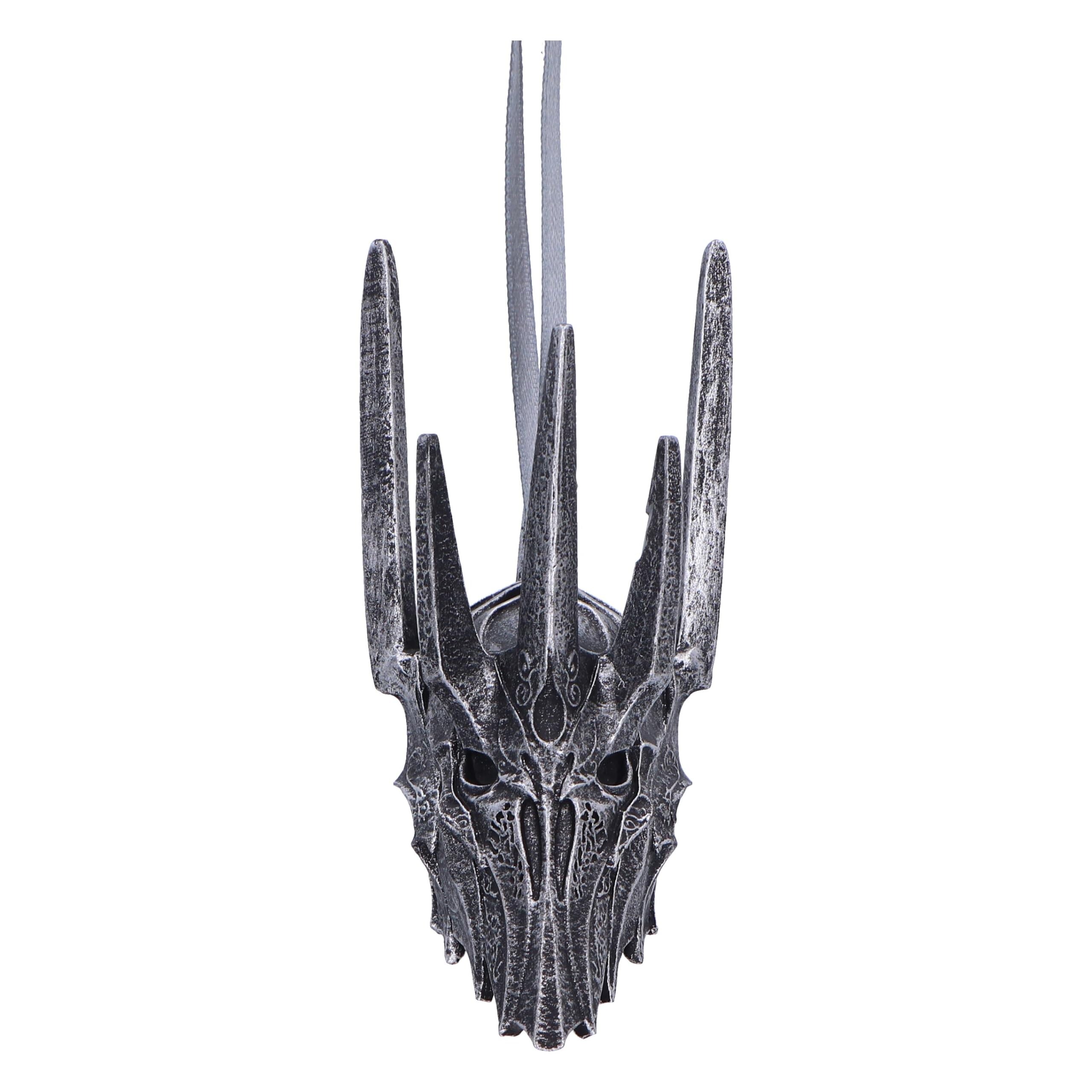 Nemesis Now Lord of the Rings Helm of Sauron Hanging Ornament 10cm ...