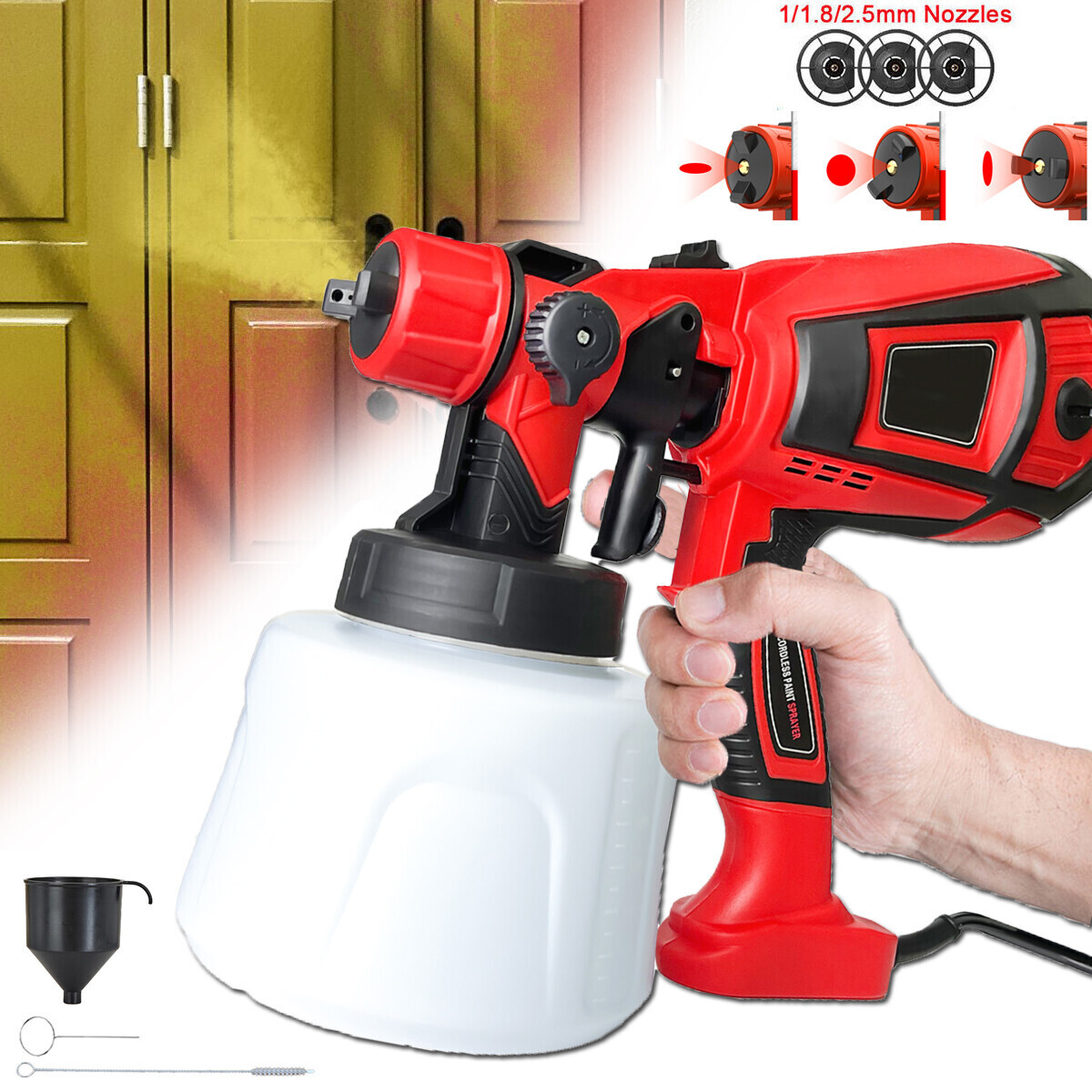 Airless Paint Sprayer High Pressure Electric DIY Wall Spray Gun Machine ...