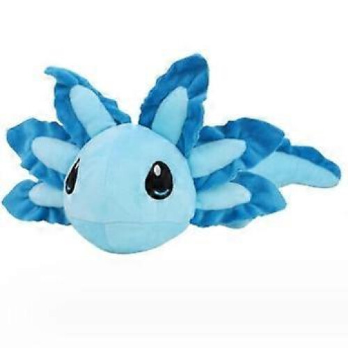 (blue) Salamander, lizard, cute fish doll, hexagonal dinosaur plush toy ...
