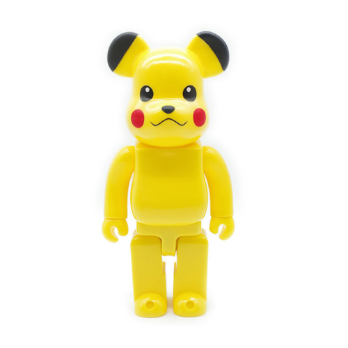 (Smille Pikachu) Bearbrick 400 Action Figure Peko Frog Milk Girl Bear ...