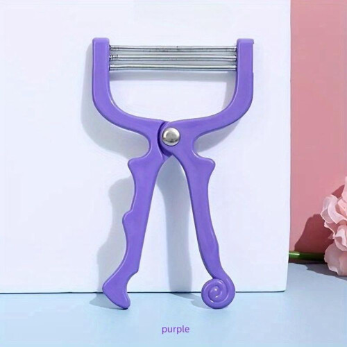 (purple) Spring Facial Threading Epilator, Portable Threading Face ...