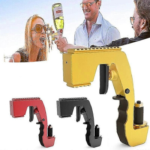 (Red, One size) Champagne Gun Drinking Game Beer Gun Wine Ejector ...