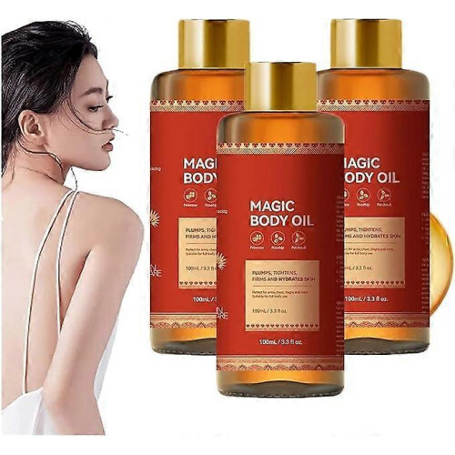 (3PCS) 1/2/3Pcs Magic Body Firming Oil, Magic Body Oil, Fast Absorbing & Non-Greasy Luxury Body ...