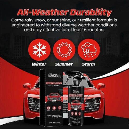 (1pc) Invisible License Plate Spray Invisible Guard Spray Car Plate ...