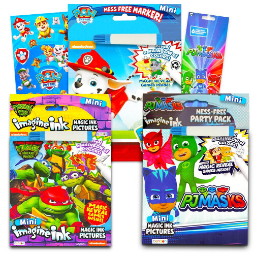 Disney Magic Ink Coloring Book Set - Bundle of 3 Imagine Ink Books for ...