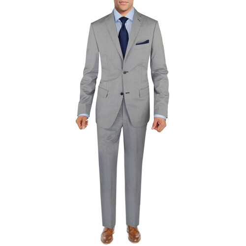 DTI BB Signature Italian Men's Two Button Modern Fit Suit 2 Piece Jack ...