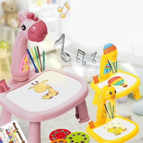 Drawing - Graphics, Drawing table for children, LED projector, Painting ...