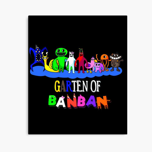 (garten of banban=1488) Canvas Print DIY Framed Kit Wall Art Room Decor ...