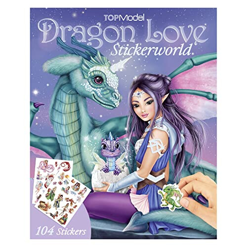 Depesche 11909 TOPModel Love Stickerworld Book with 20 Magical ...