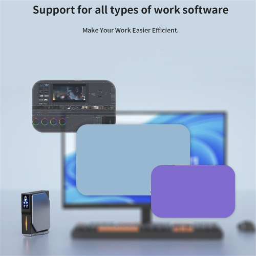 N100 Mini PC 8GB DDR4 512G SSD Desktop Computers Support HD 4K Triple ...