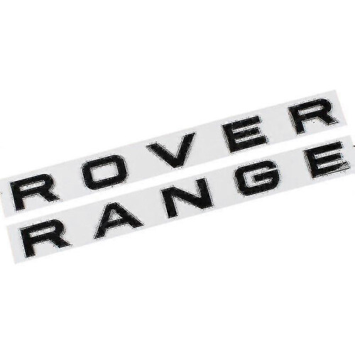 (RR Glossy Black) 3d Abs Black Car Trunk Evoque Logo Velar Badge Vogue ...