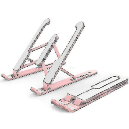 (pink) Laptop Stand For Desk, Adjustable Laptop Stand For Desk ...