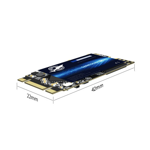Dogfish M.2 2242 SSD 500GB 3D NAND TLC SATA III 6Gb/s, Intern SSD ...
