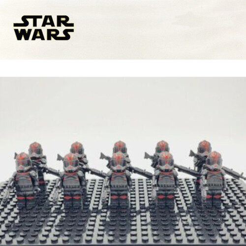 (10PCS Inferno Clones (ARMORED)) Star Wars Clone Troopers Minifigures ...