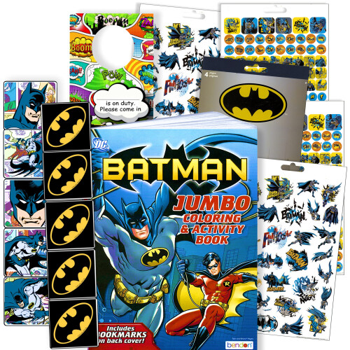 Batman Stickers Activity Set - Bundle Includes Batman Sticker Pad ...
