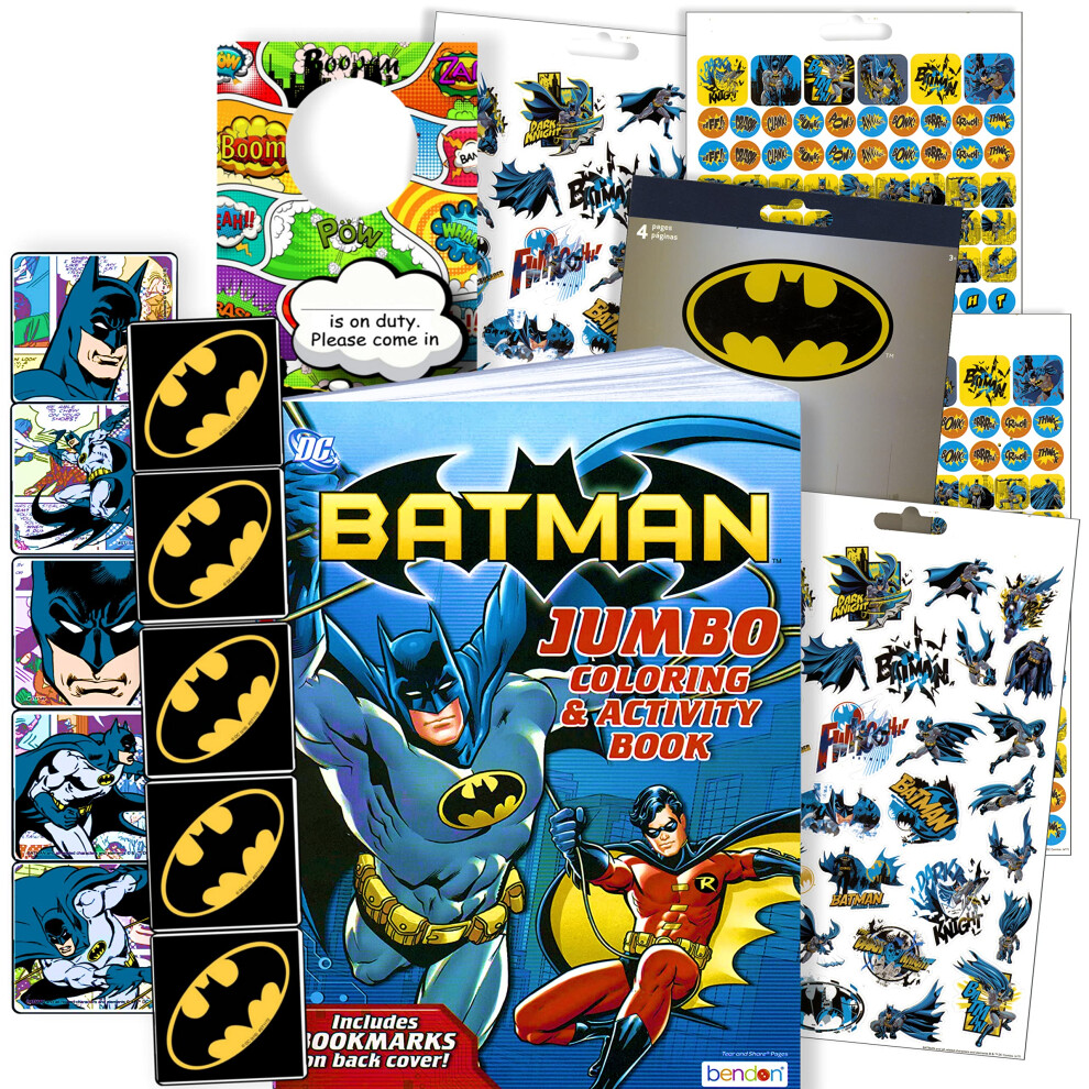 Batman Stickers Activity Set - Bundle Includes Batman Sticker Pad ...